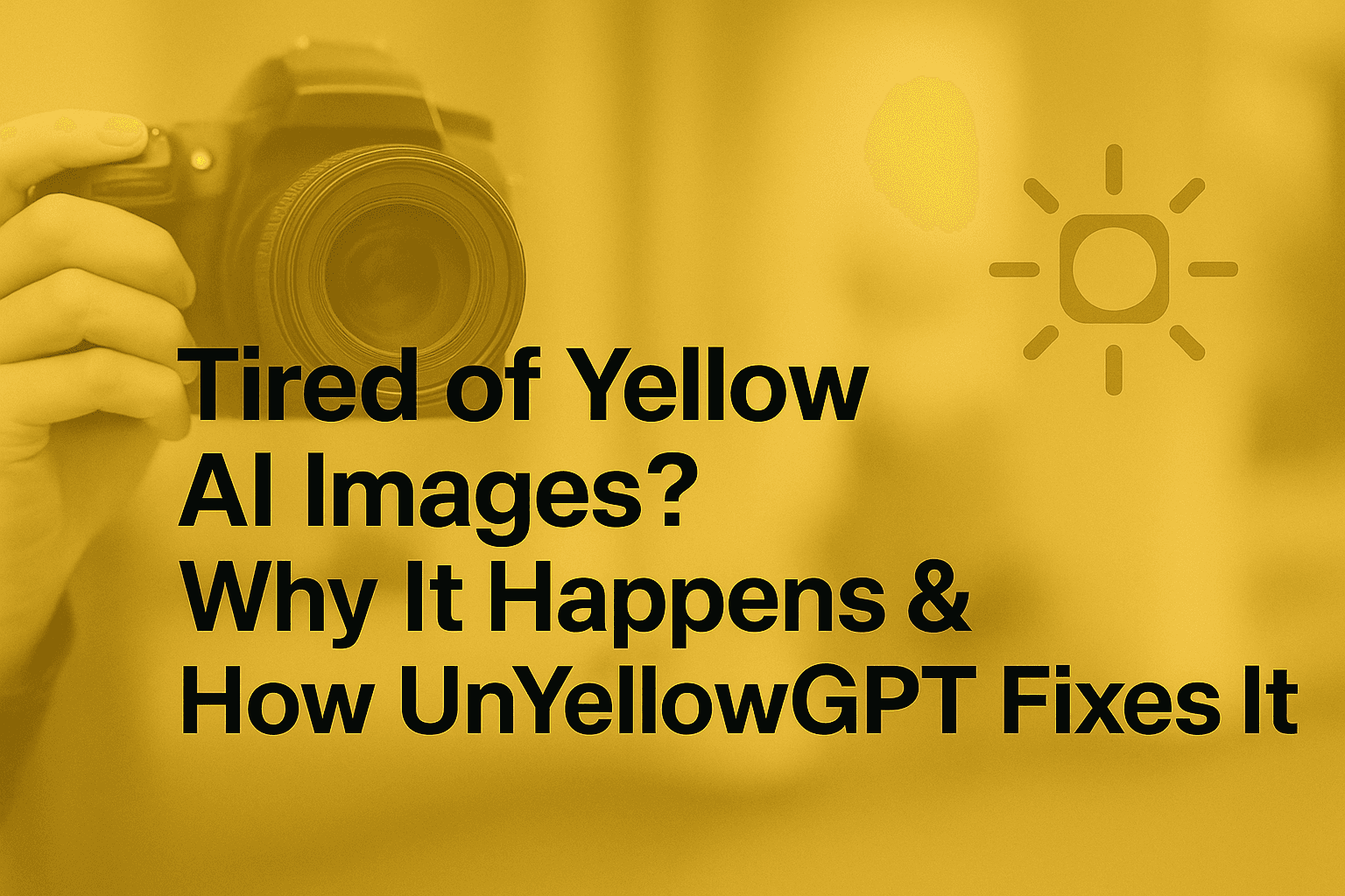 Tired of Yellow AI Images? Why It Happens & How UnYellowGPT Fixes It ...